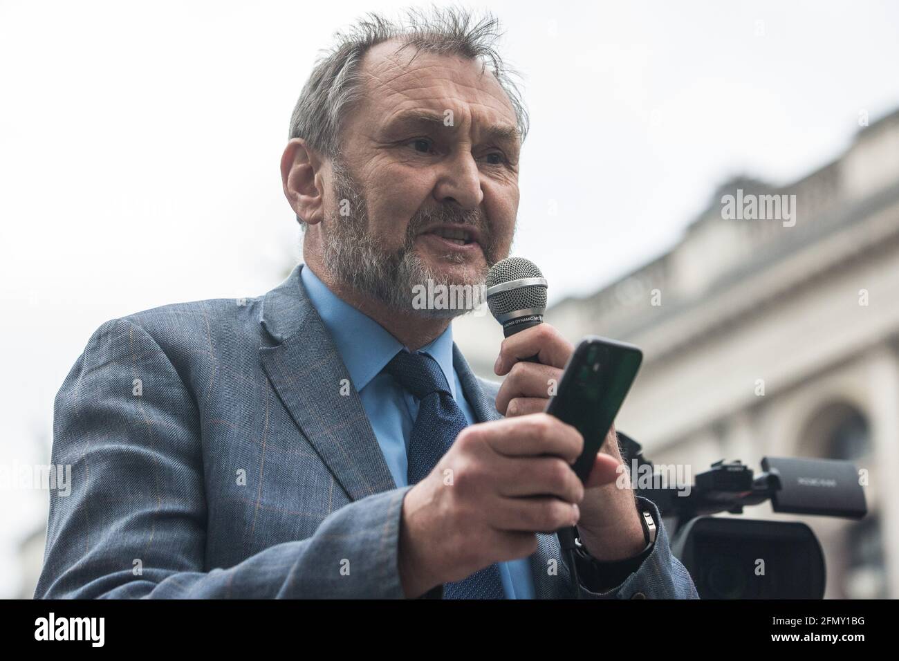 London, UK. 11th May, 2021. Kevin Courtney, Joint General Secretary of ...
