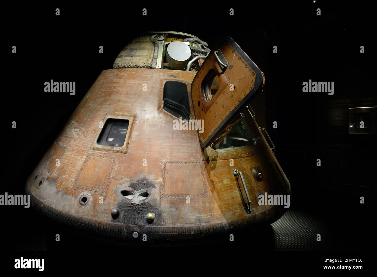 Apollo 14 Command Module at the Kennedy Space Center Visitor Complex ...
