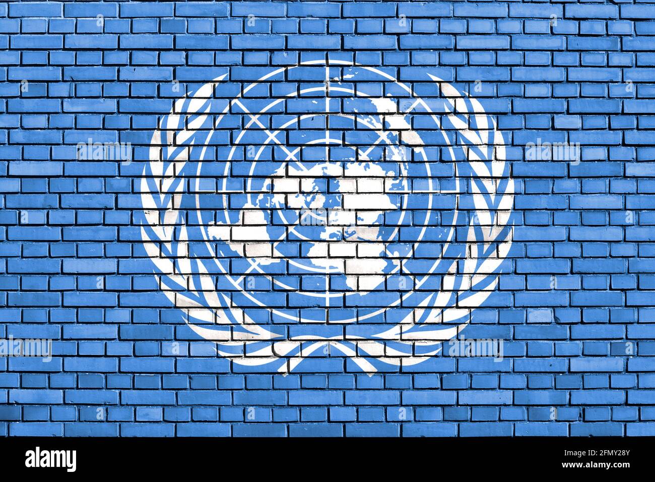 United nations flag hi-res stock photography and images - Alamy