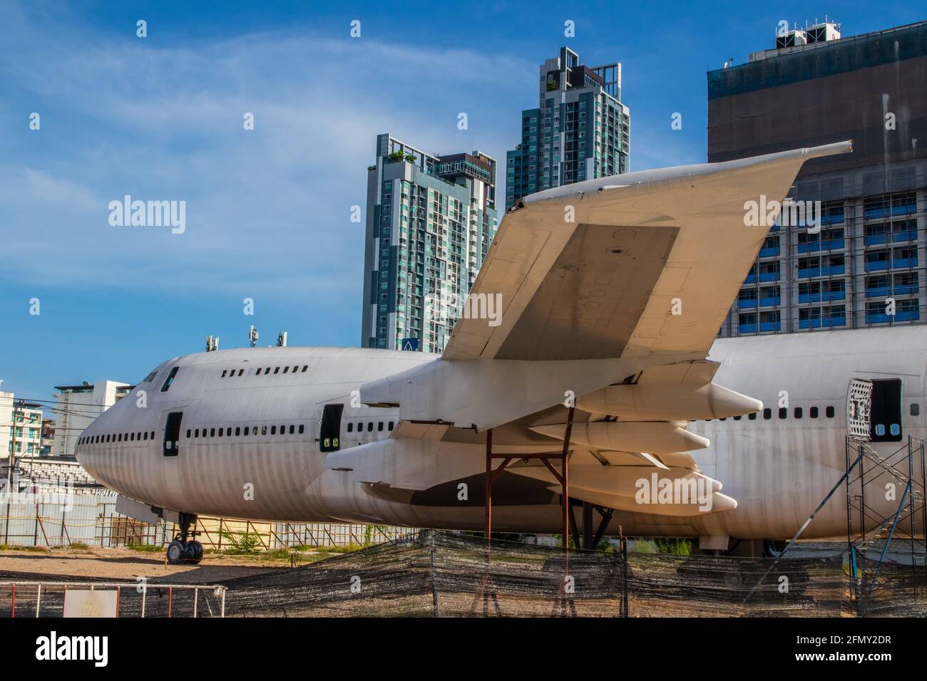 A Boeing 747 or Jumbo Jet in Pattaya District Chonburi Thailand Stock ...
