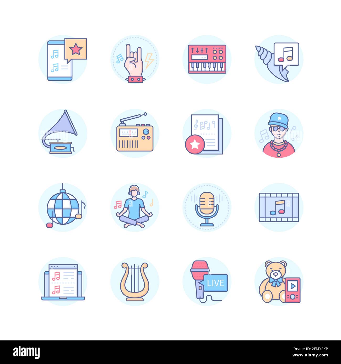 Pop genres Cut Out Stock Images & Pictures - Alamy