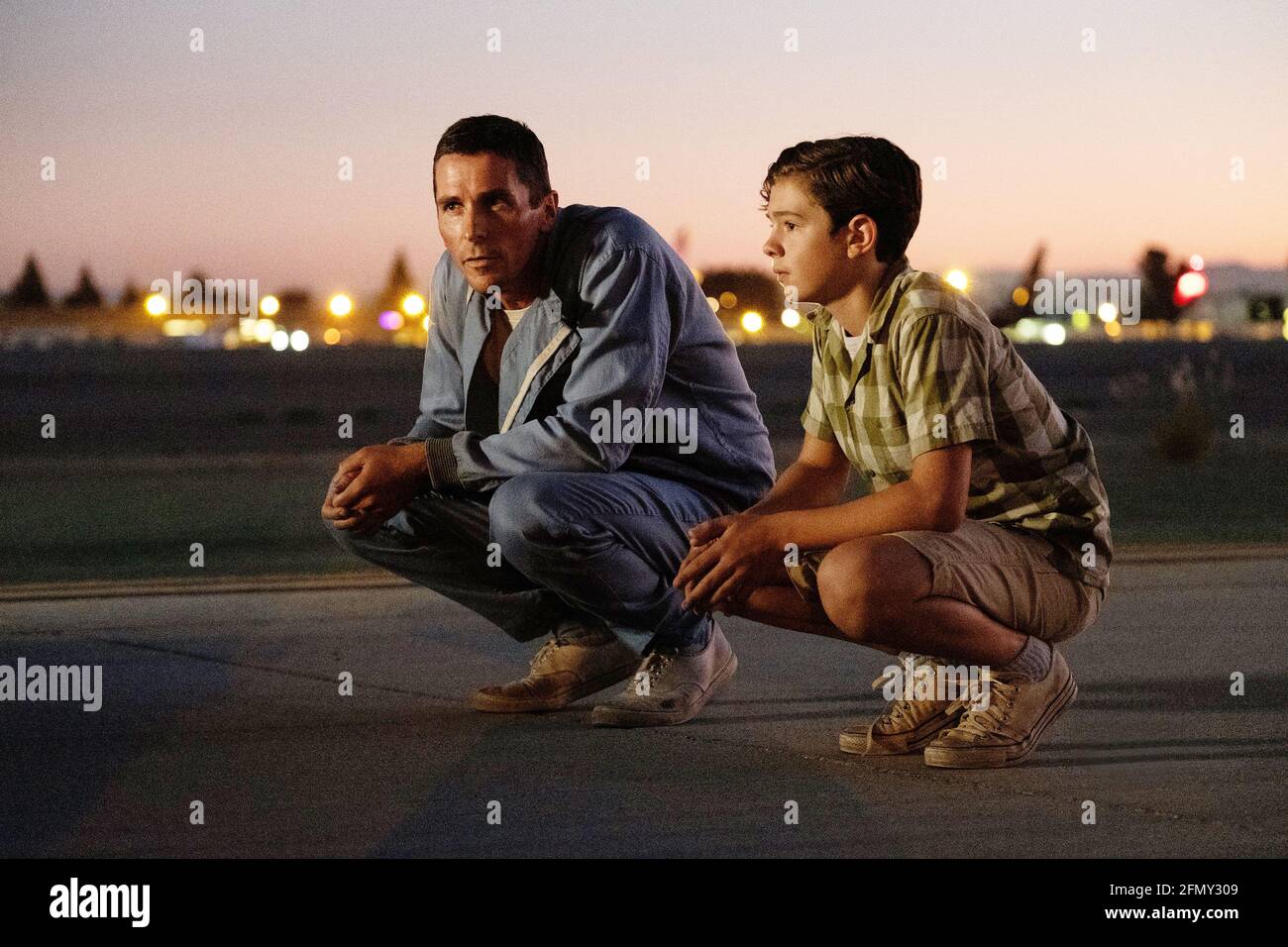 USA. Christian Bale and Noah Jupe in ©Twentieth Century Fox new movie ...