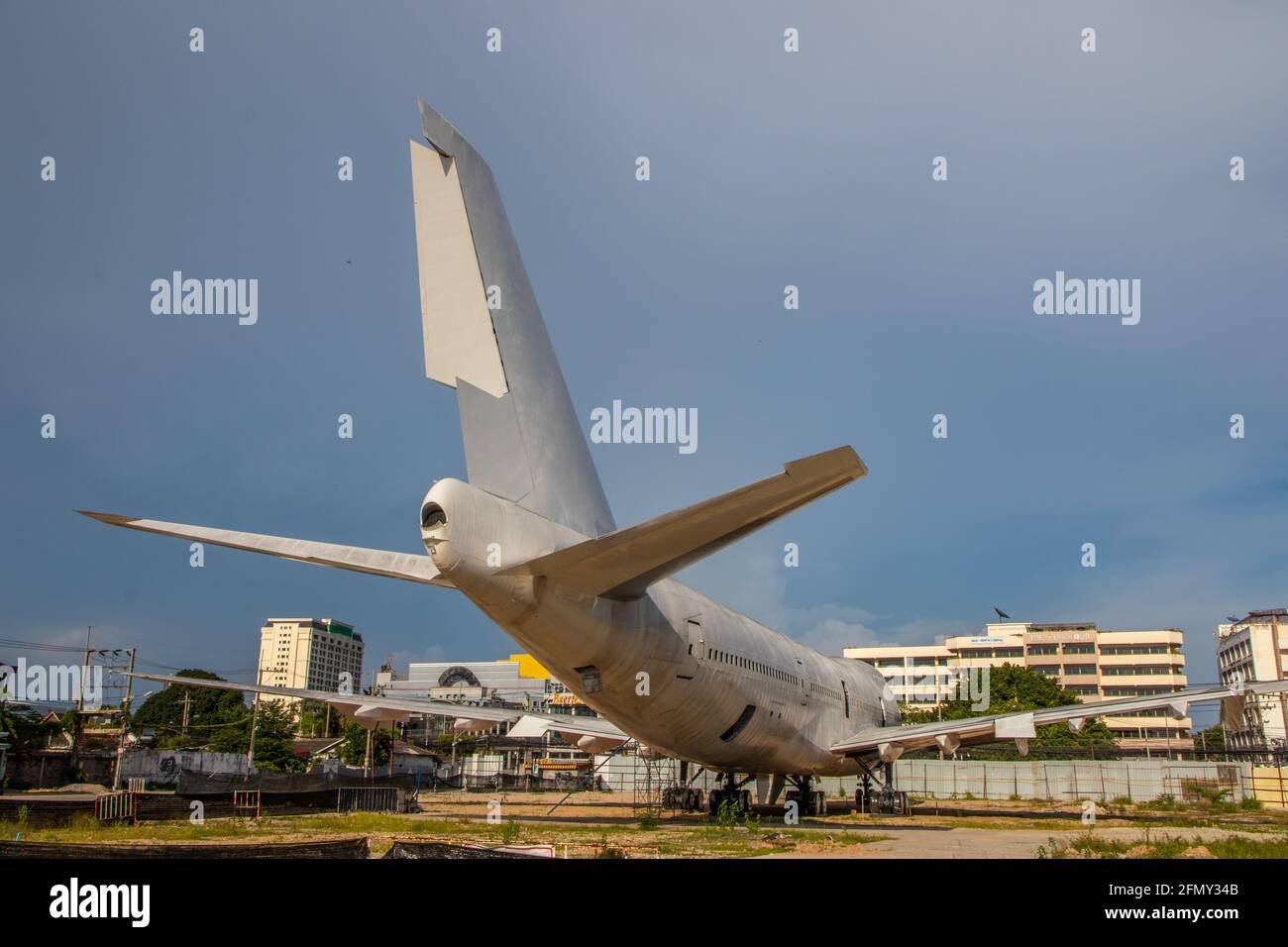 A Boeing 747 or Jumbo Jet in Pattaya District Chonburi Thailand Stock ...