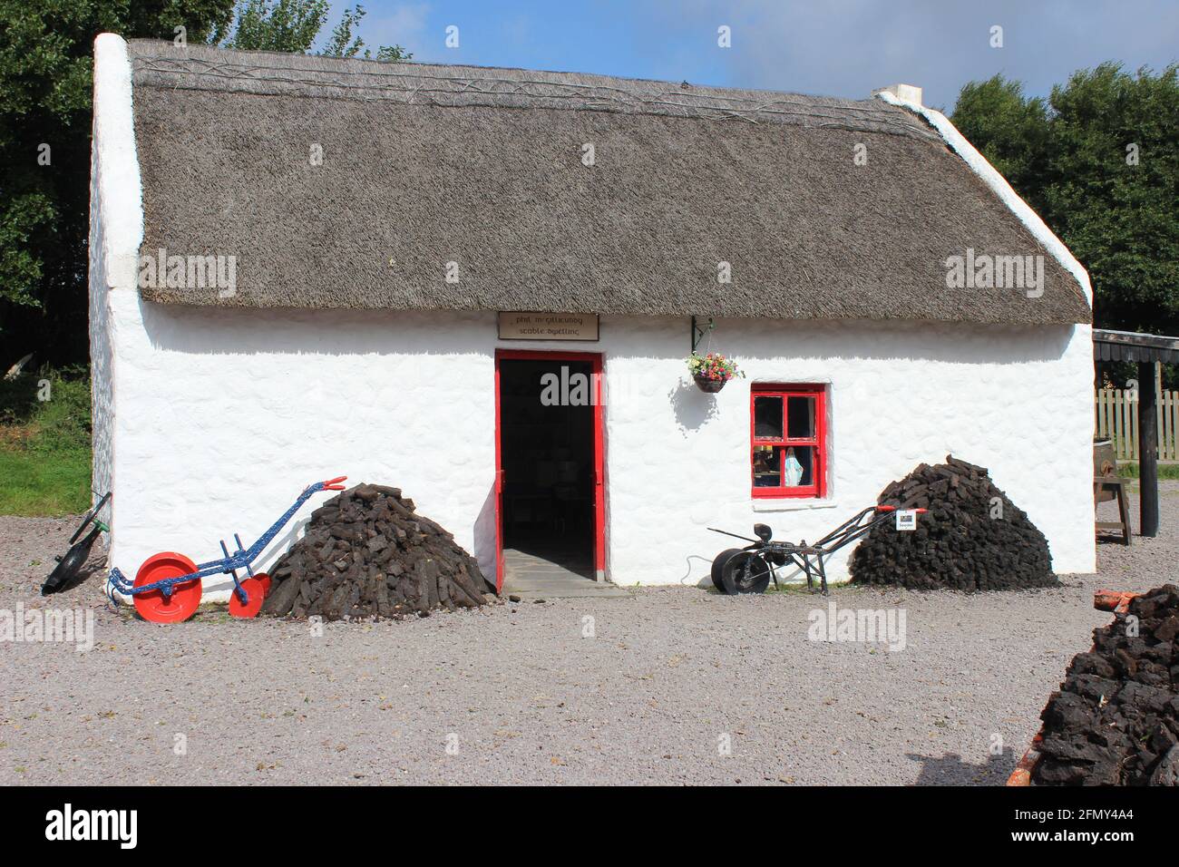 Bog Village and Museum, Glenbiegh, West County Kerry, Ireland Stock ...