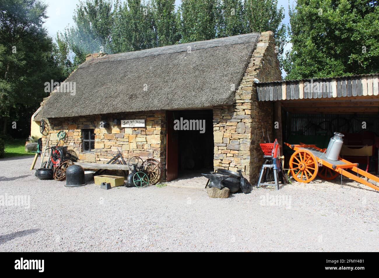 Bog Village and Museum, Glenbiegh, West County Kerry, Ireland Stock ...