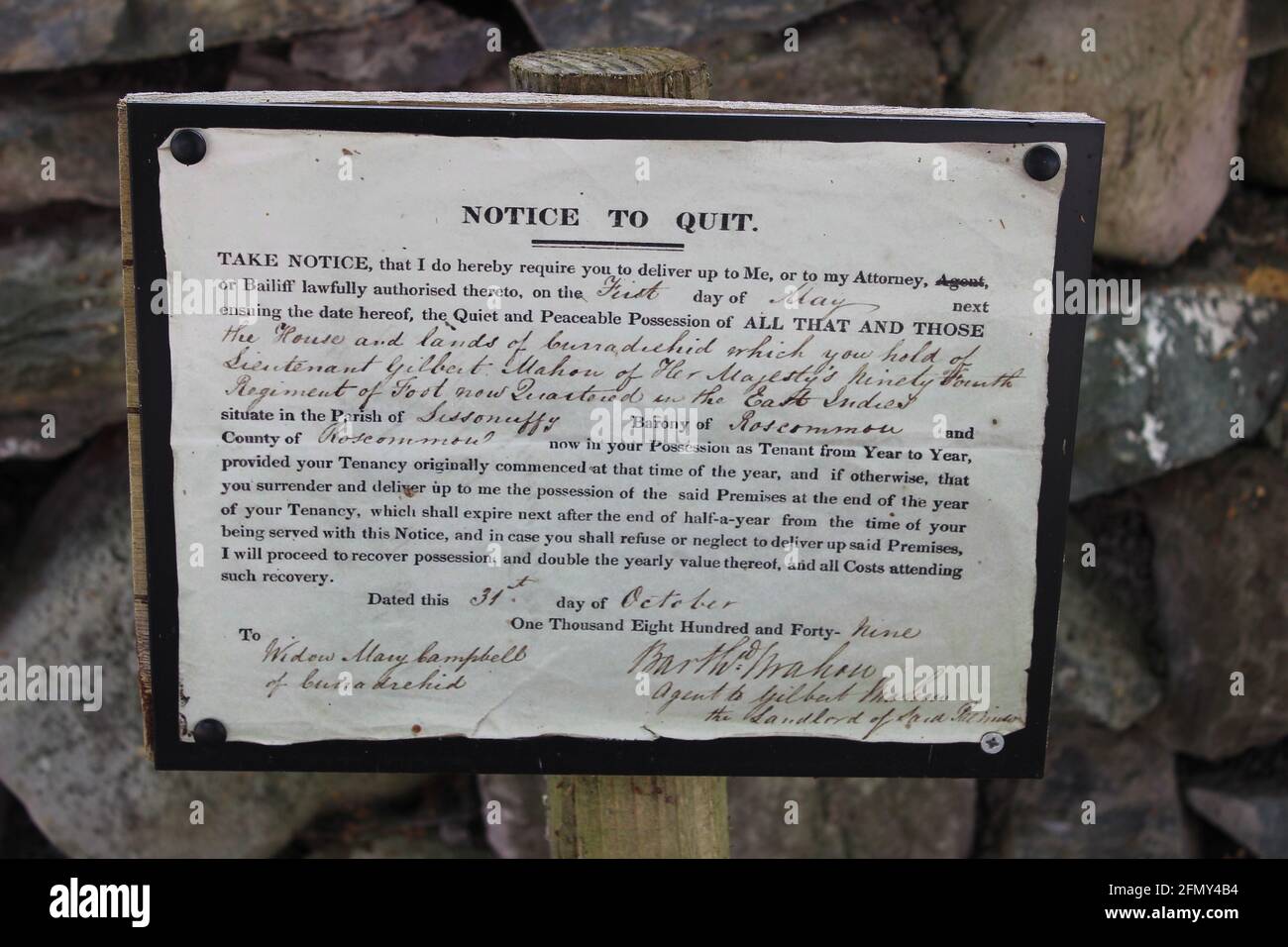 Bog Village and Museum, Glenbiegh, West County Kerry, Ireland Stock ...