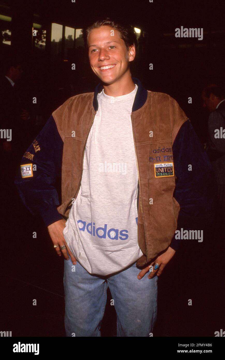 Corin Nemec at the Opening Ceremonies for the 1989 California Special Olympics on June 23, 1989 ...