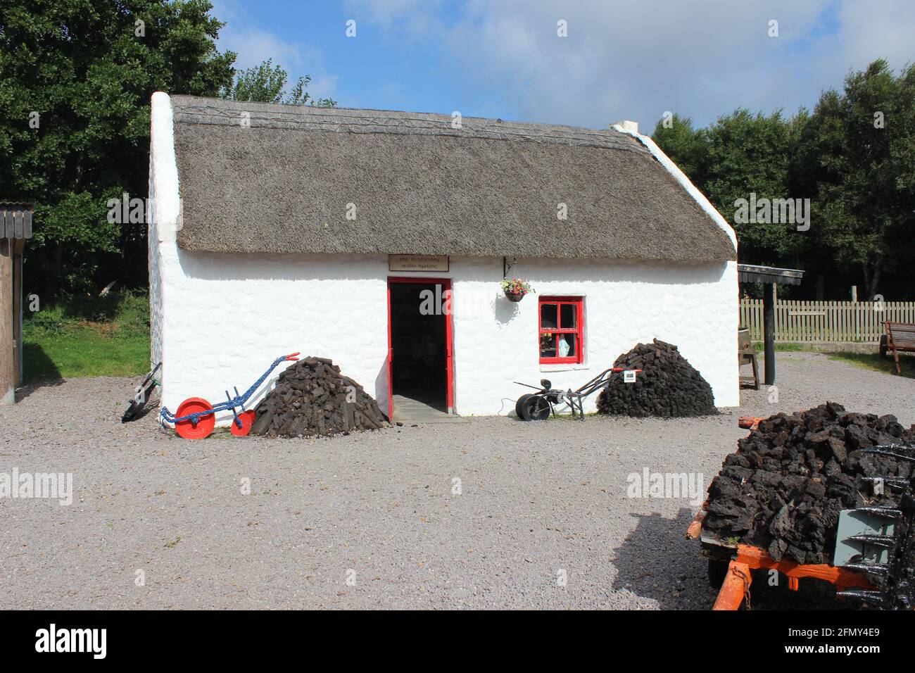 Bog Village and Museum, Glenbiegh, West County Kerry, Ireland Stock ...