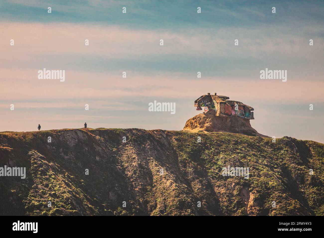 Bunker Point on HW 1 in California, old and abandoned WW2 navy ...
