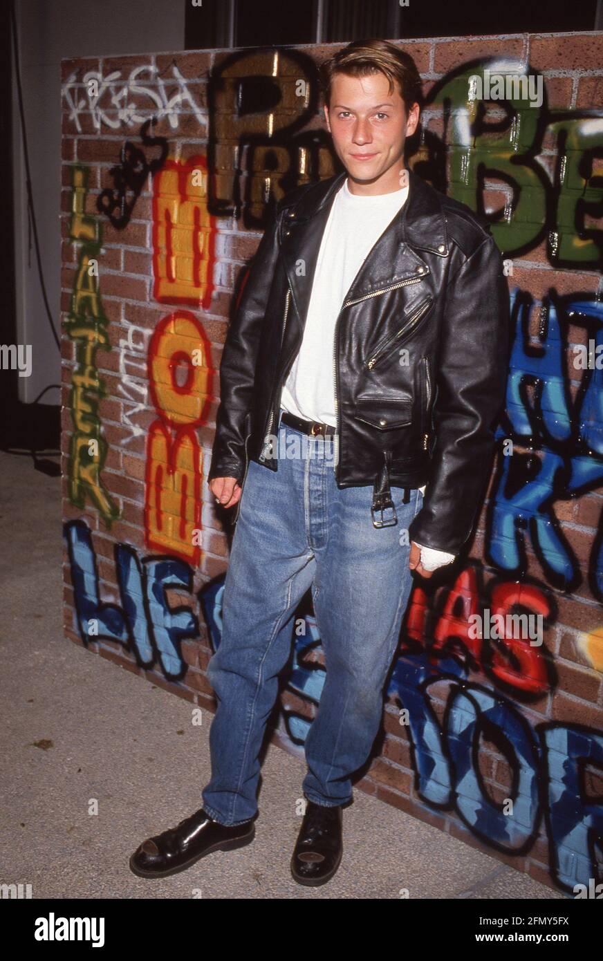 Corin Nemec at the NBC Television "Summer Blast" Party on July 19, 1990 ...