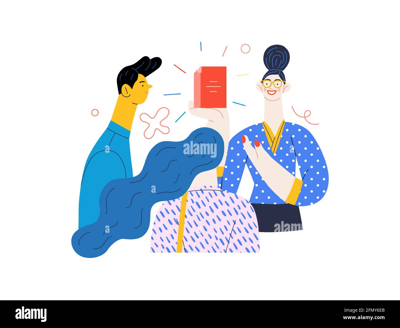 Shopping man salesperson store manager Stock Vector Images - Alamy