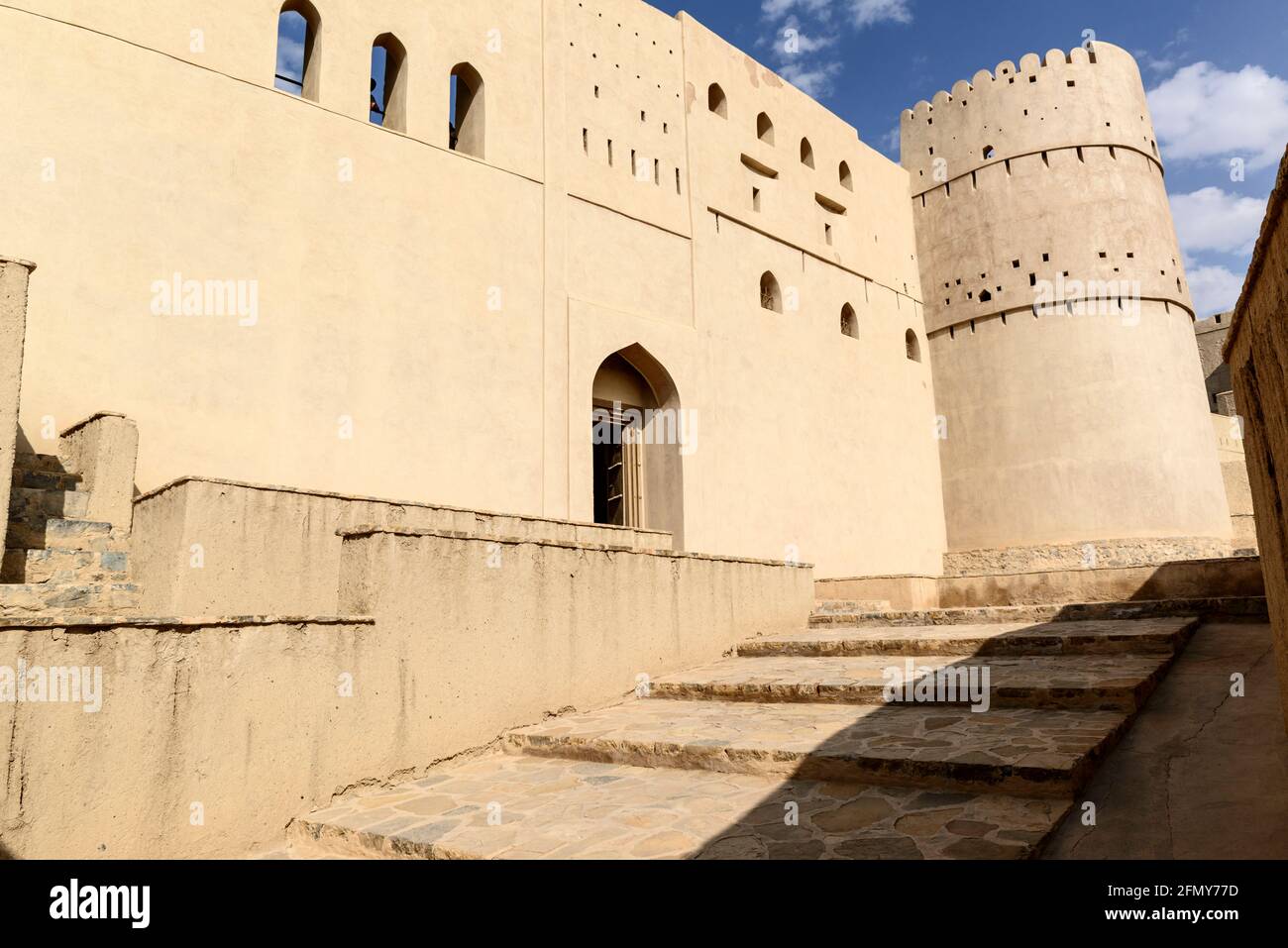 Entrance of Bahla Fort, Oman Stock Photo - Alamy