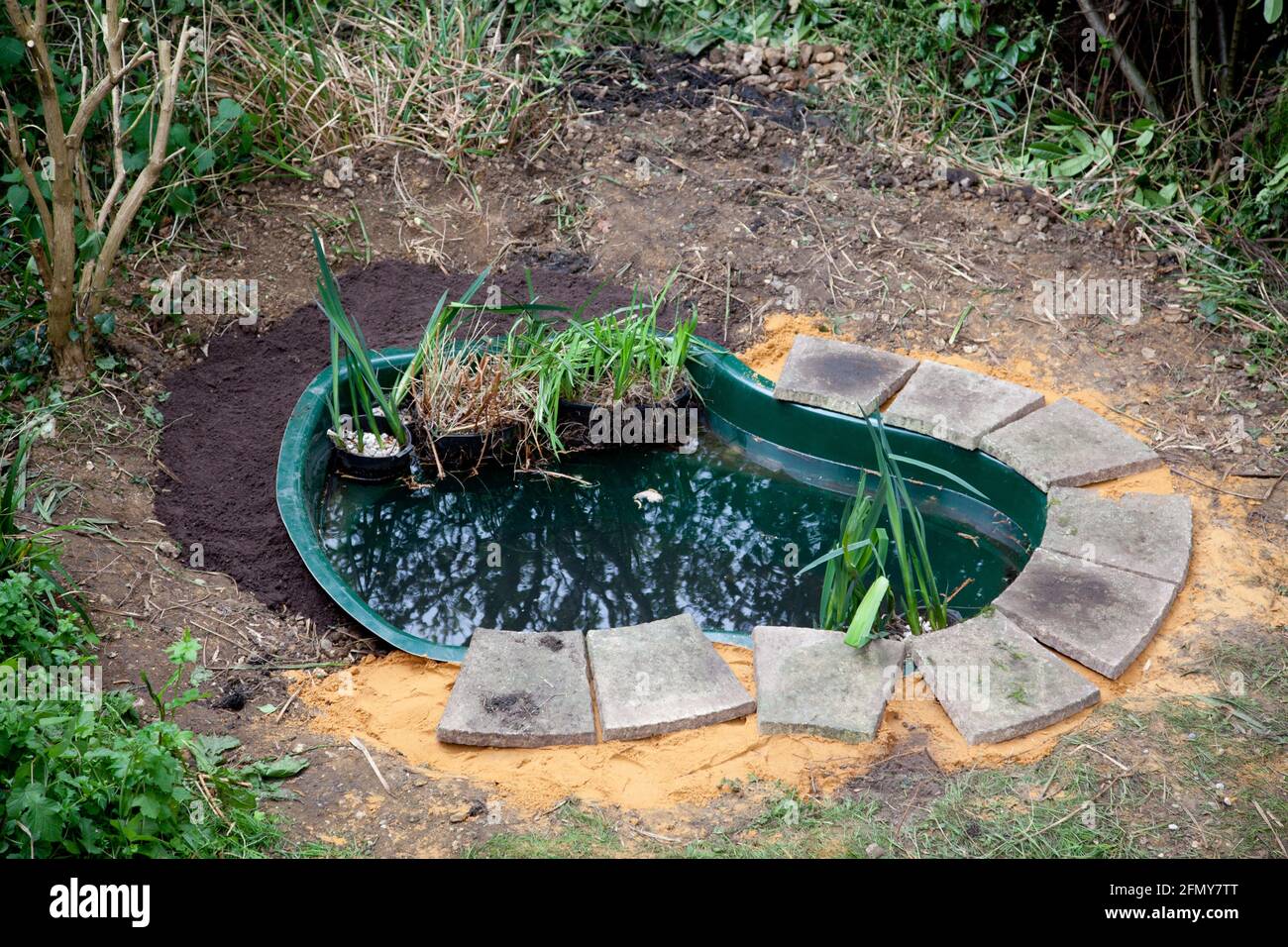 Small preformed pond hi-res stock photography and images - Alamy