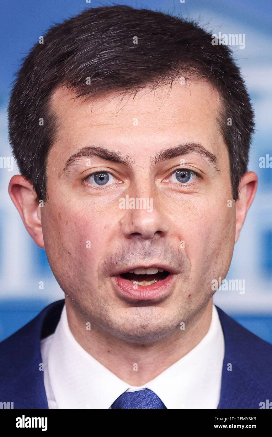 Washington, USA. 12th May, 2021. Transportation Secretary Pete ...