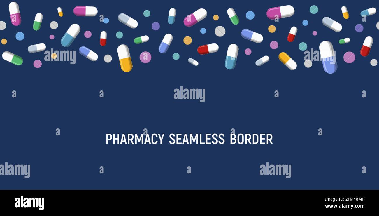 Pharmacy Wallpaper Border