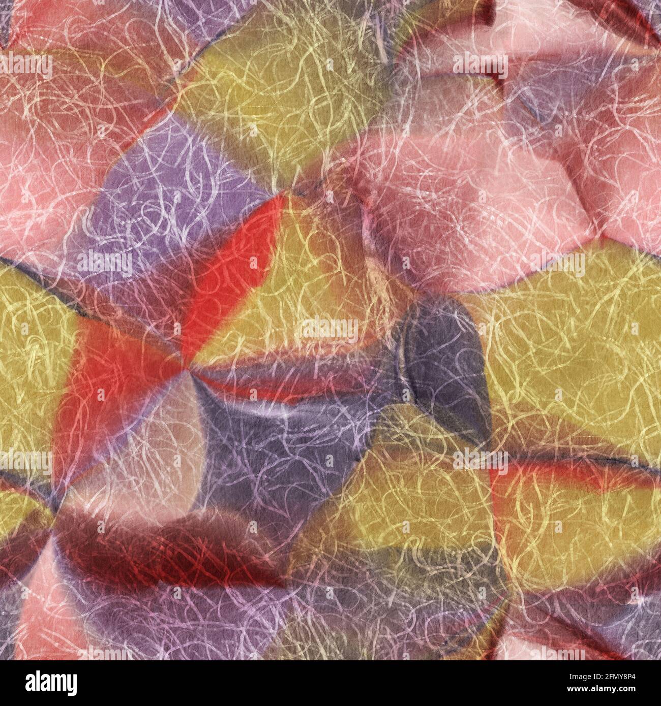 Seamless abstract blobs of color paper texture Stock Photo - Alamy