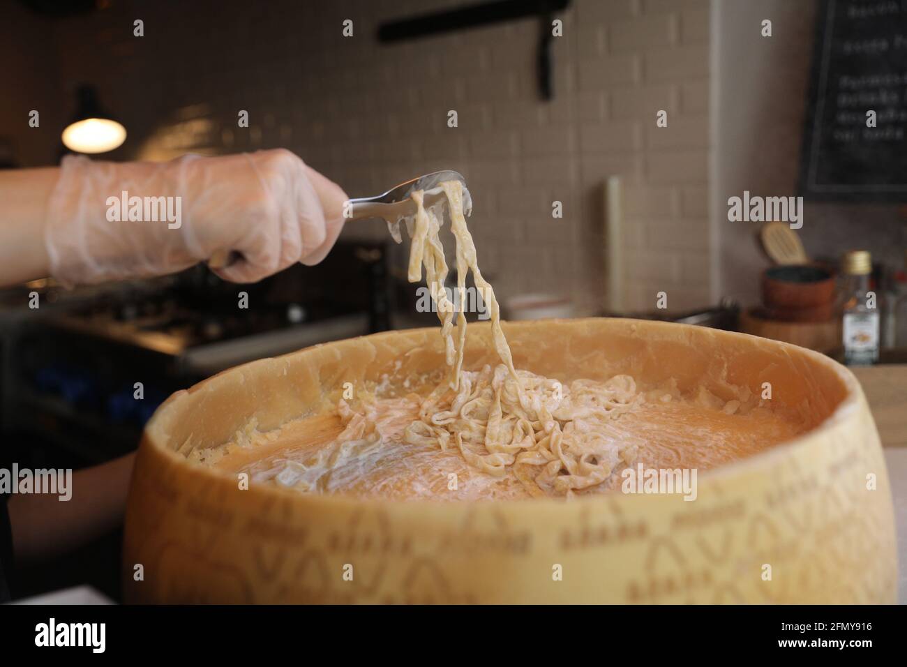 handmade fresh pasta making process. close up Stock Photo - Alamy