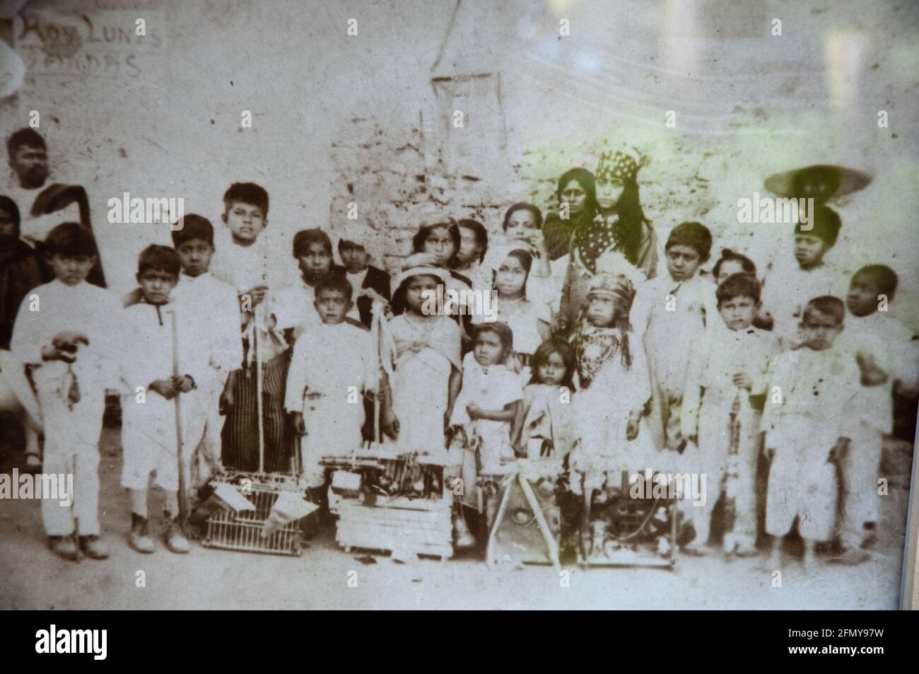 Emiliano Zapata with his elementary school classmates Stock Photo - Alamy
