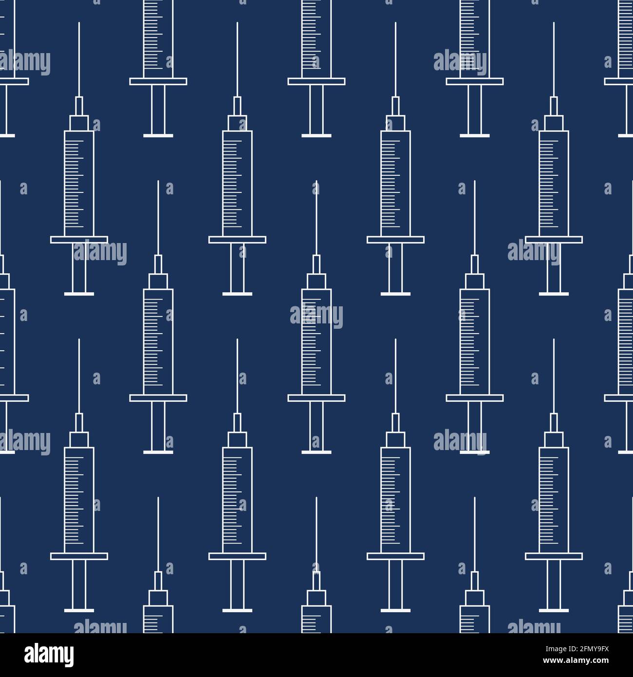 Syringes Isolated On White Stock Vector Images - Alamy