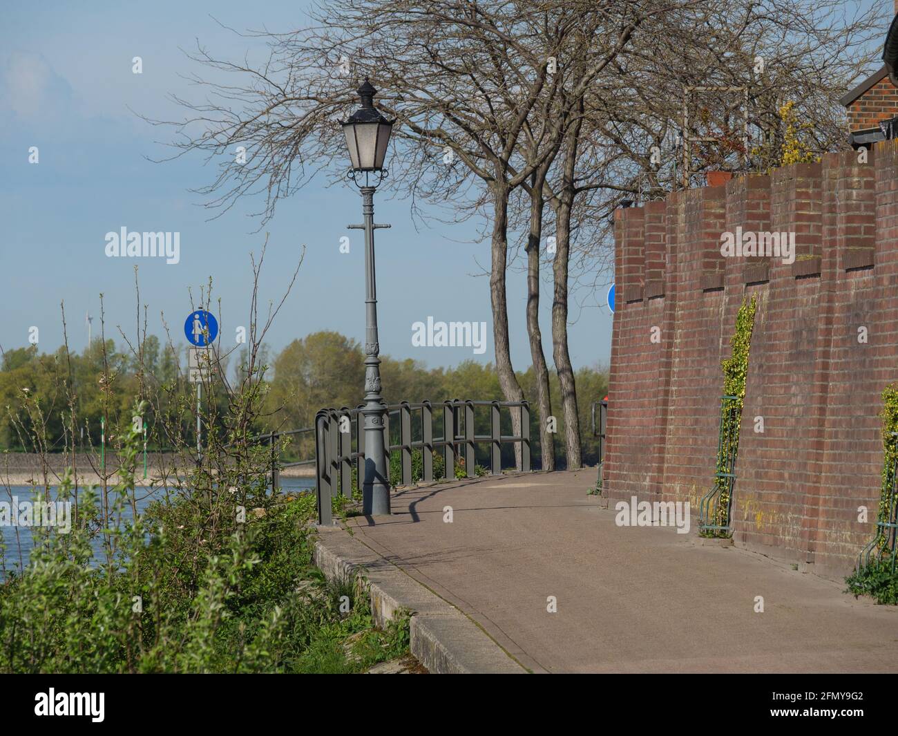 the city of rees at the river rhine Stock Photo - Alamy