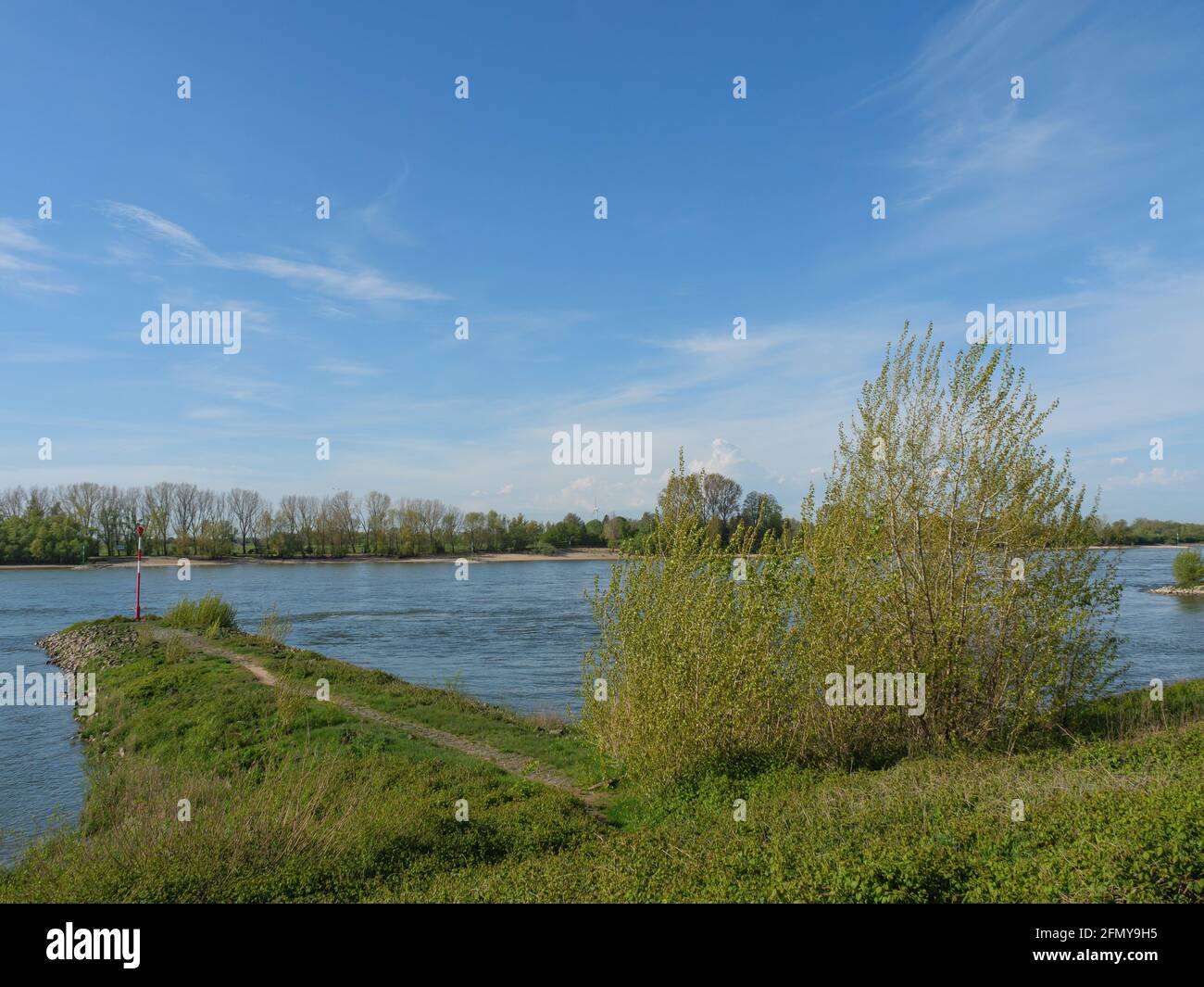 the city of rees at the river rhine Stock Photo - Alamy