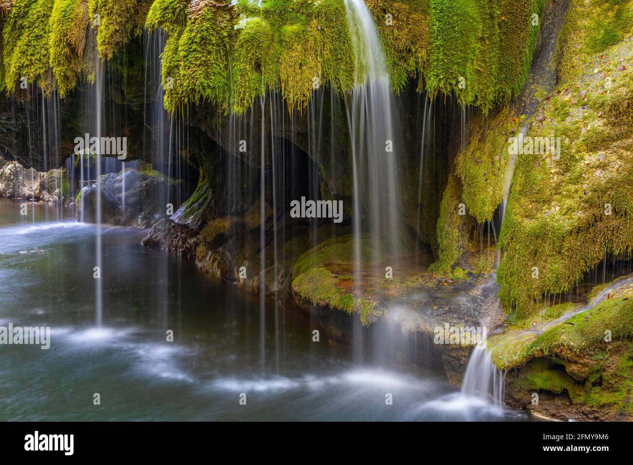 Famous Bigar Waterfall, Caras-Severin County, Romania Stock Photo - Alamy