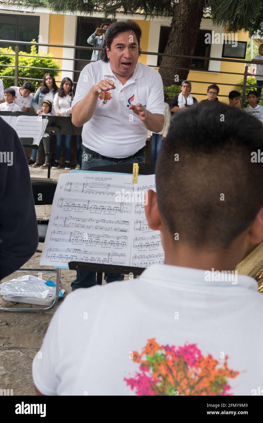 Master conducting music band Stock Photo - Alamy