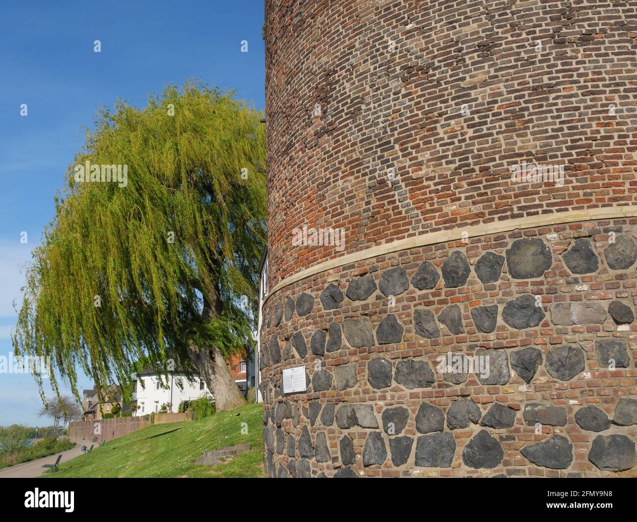 the city of rees at the river rhine Stock Photo - Alamy