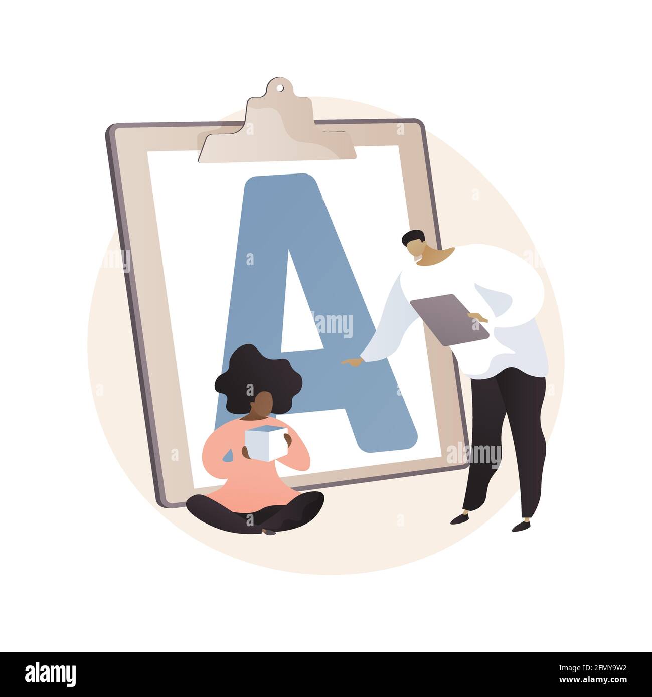 Developmental Screening abstract concept vector illustration Stock ... Developmental Screening abstract concept vector illustration Stock ...