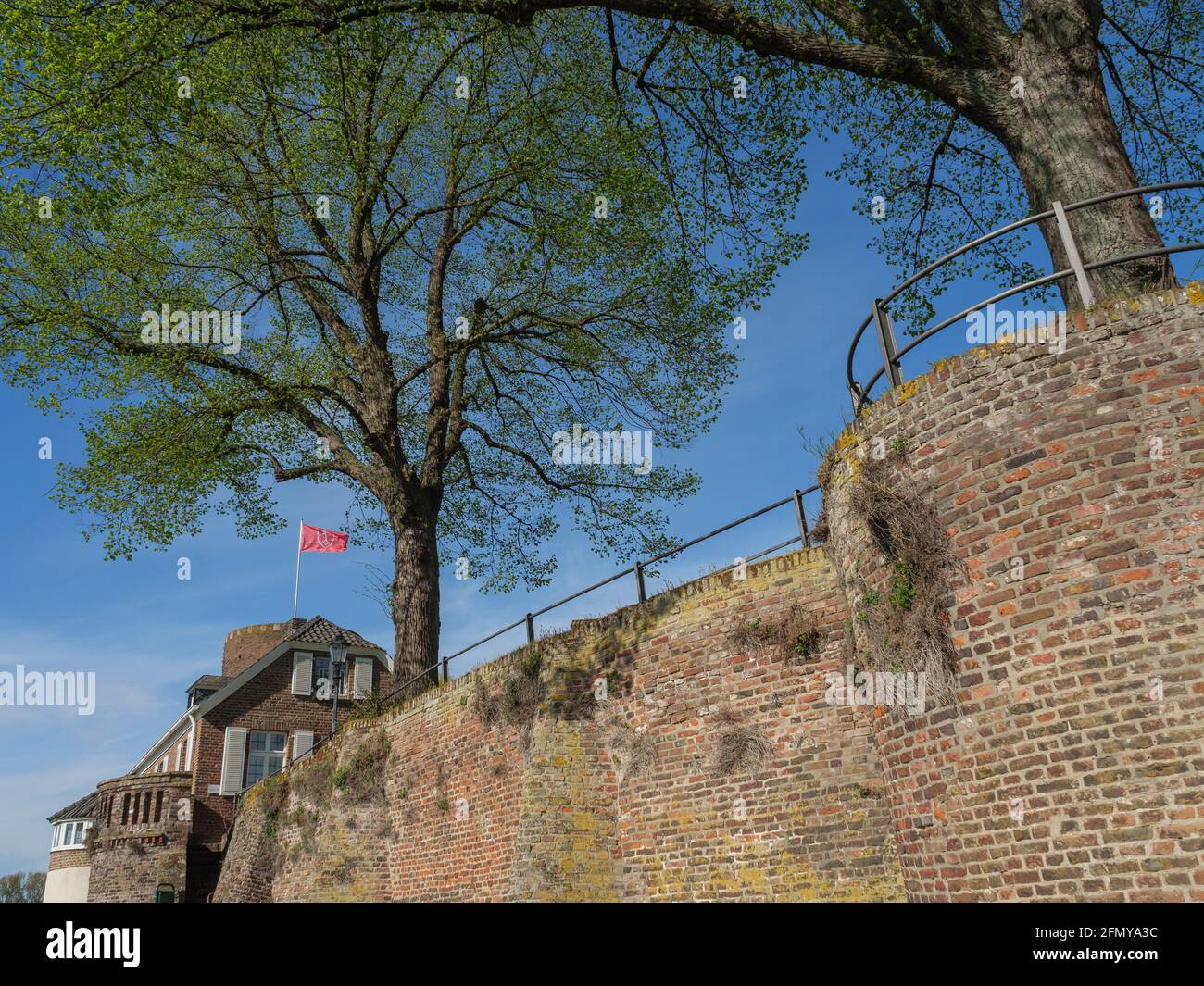 the city of rees at the river rhine Stock Photo - Alamy