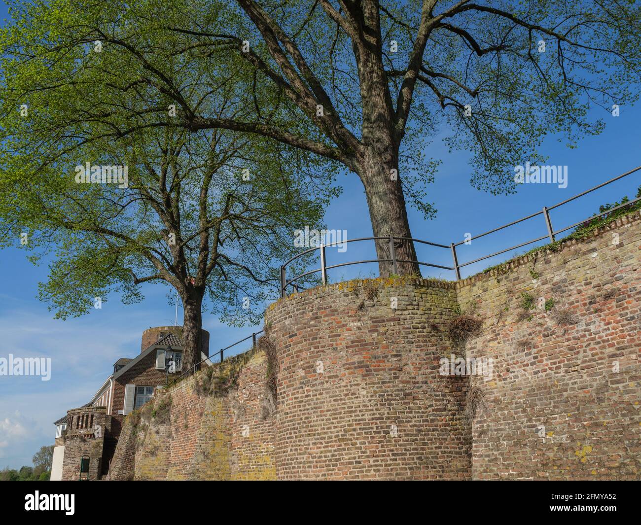 the city of rees at the river rhine Stock Photo - Alamy