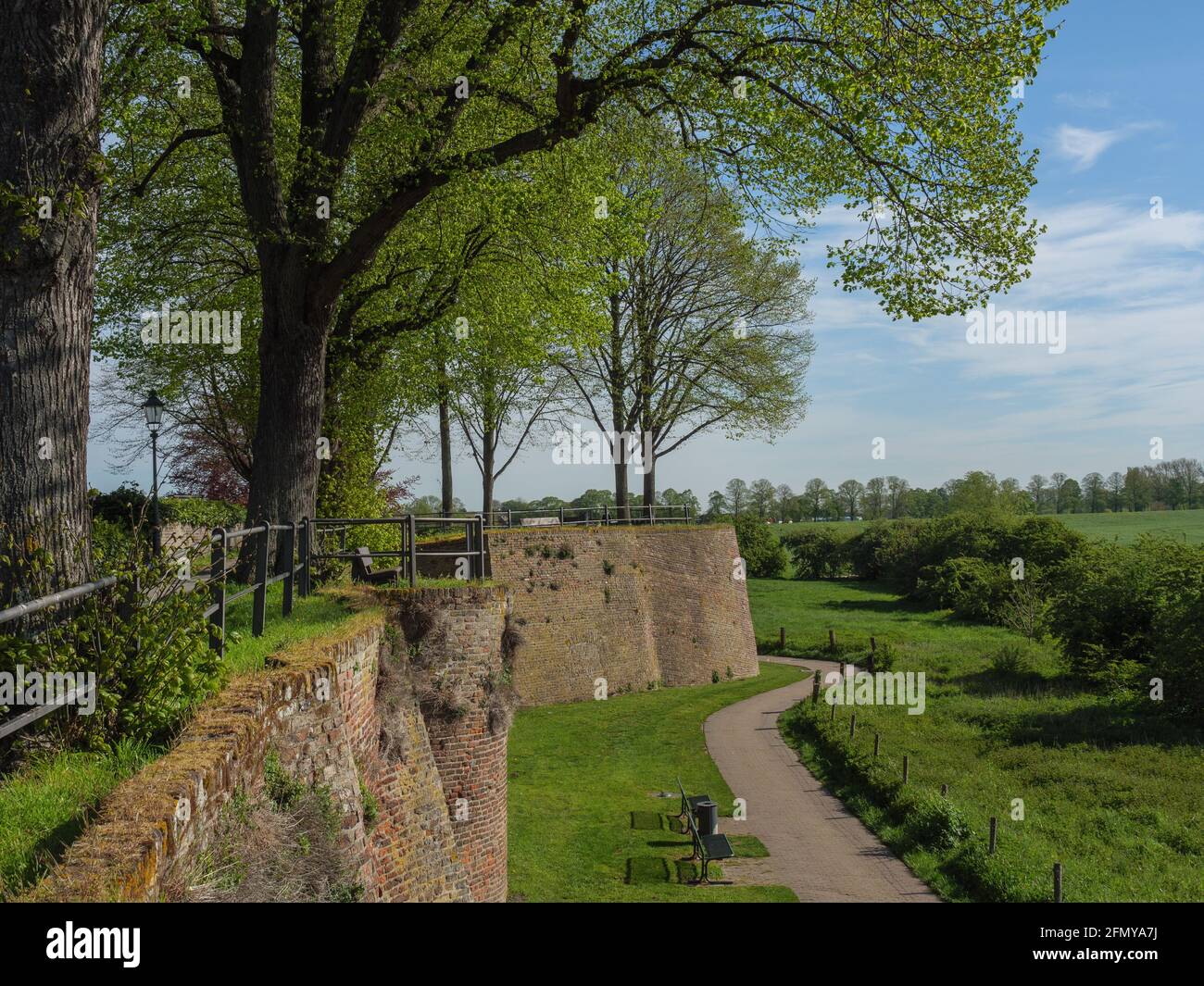 the city of rees at the river rhine Stock Photo - Alamy