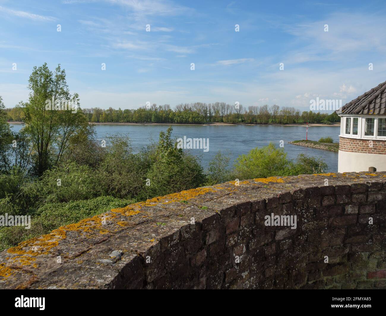 the city of rees at the river rhine Stock Photo - Alamy