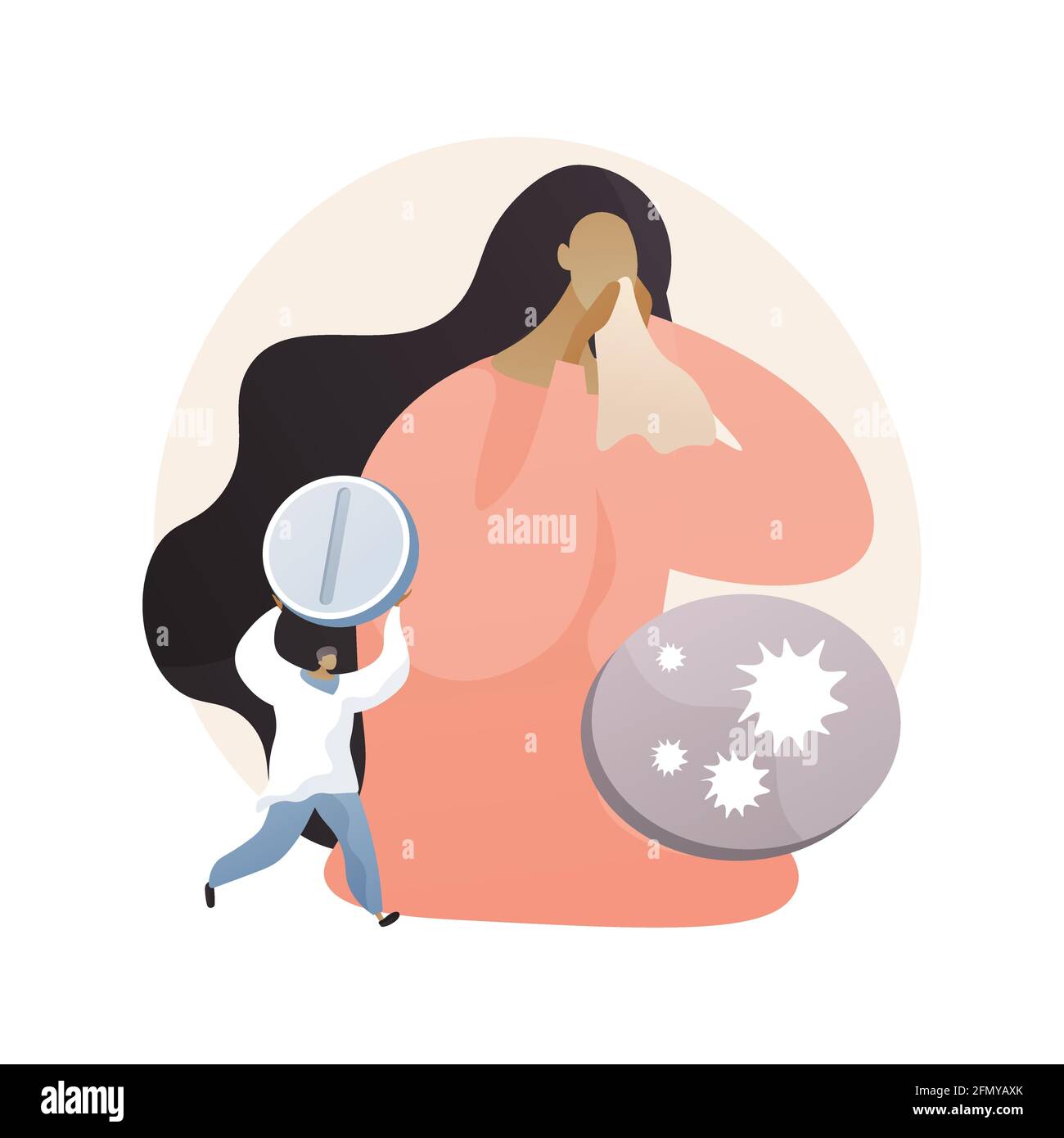Winter influenza vaccine Stock Vector Images - Alamy
