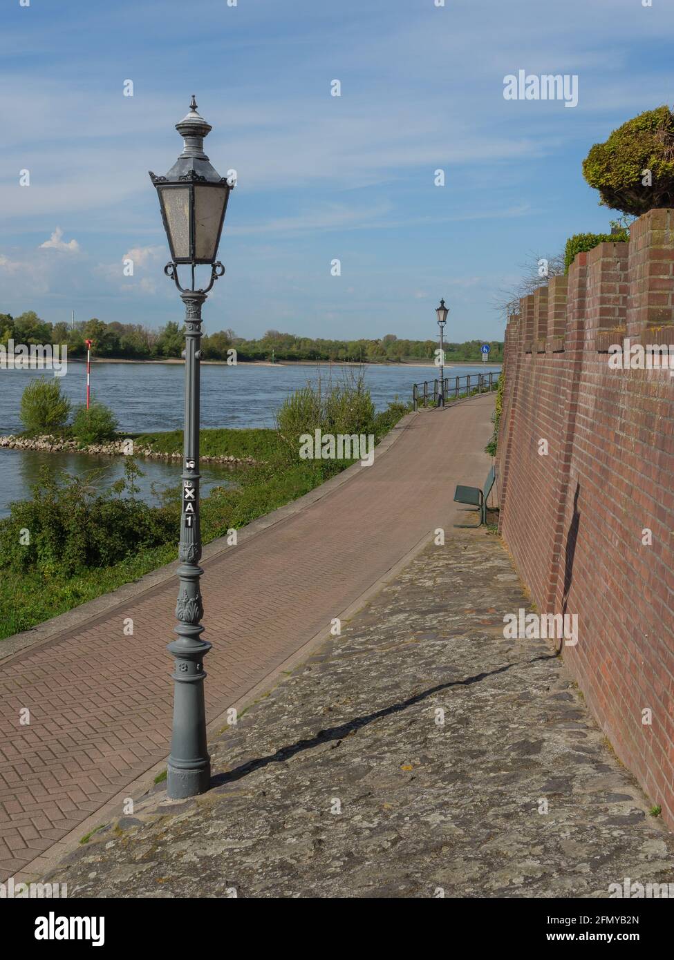 the city of rees at the river rhine Stock Photo - Alamy
