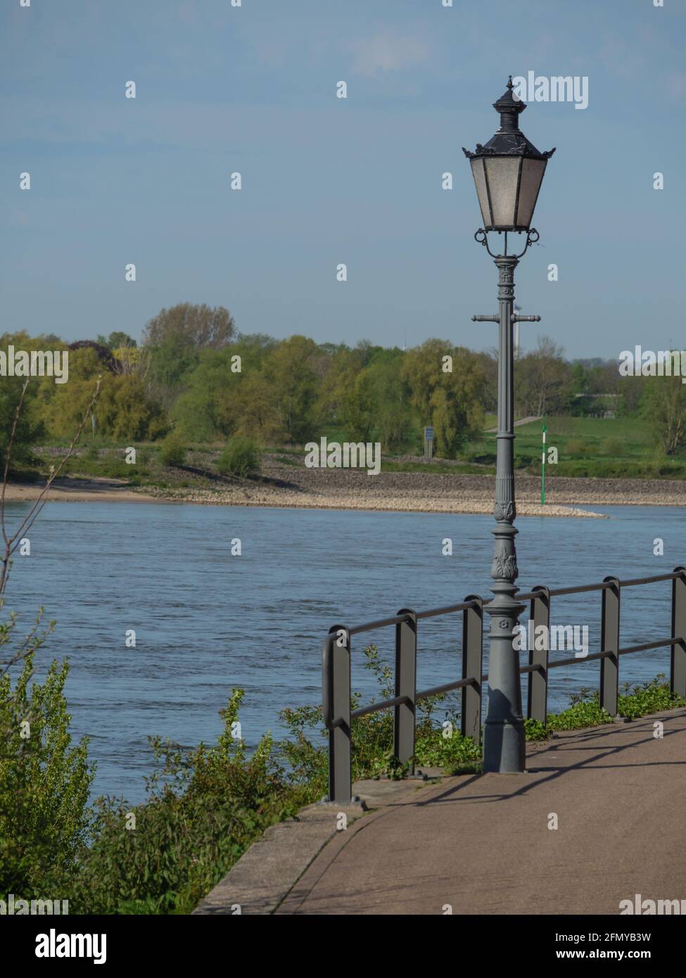 the city of rees at the river rhine Stock Photo - Alamy
