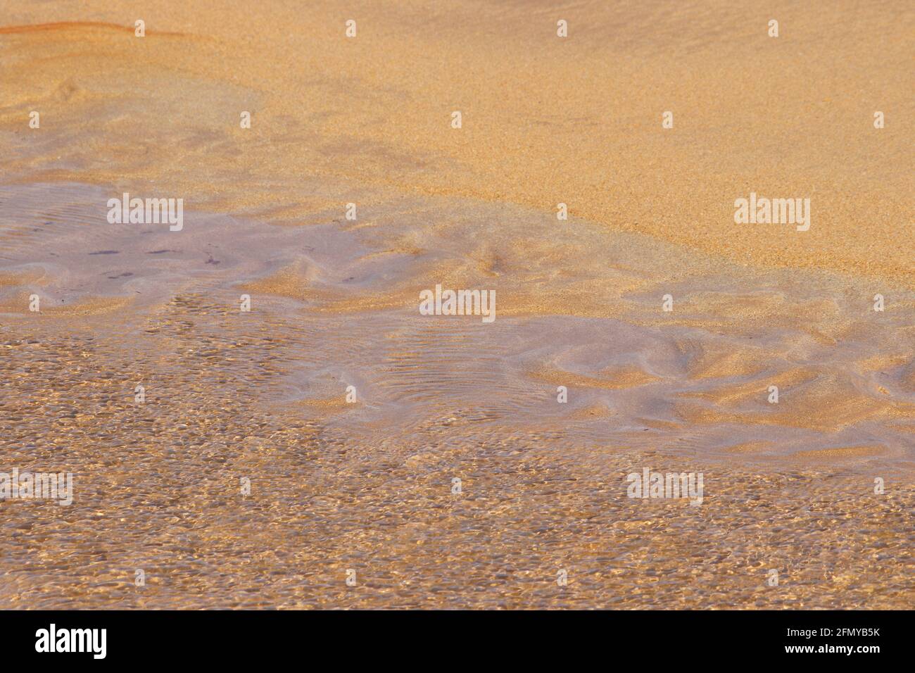 Patterns and textures in sand and sea Stock Photo - Alamy