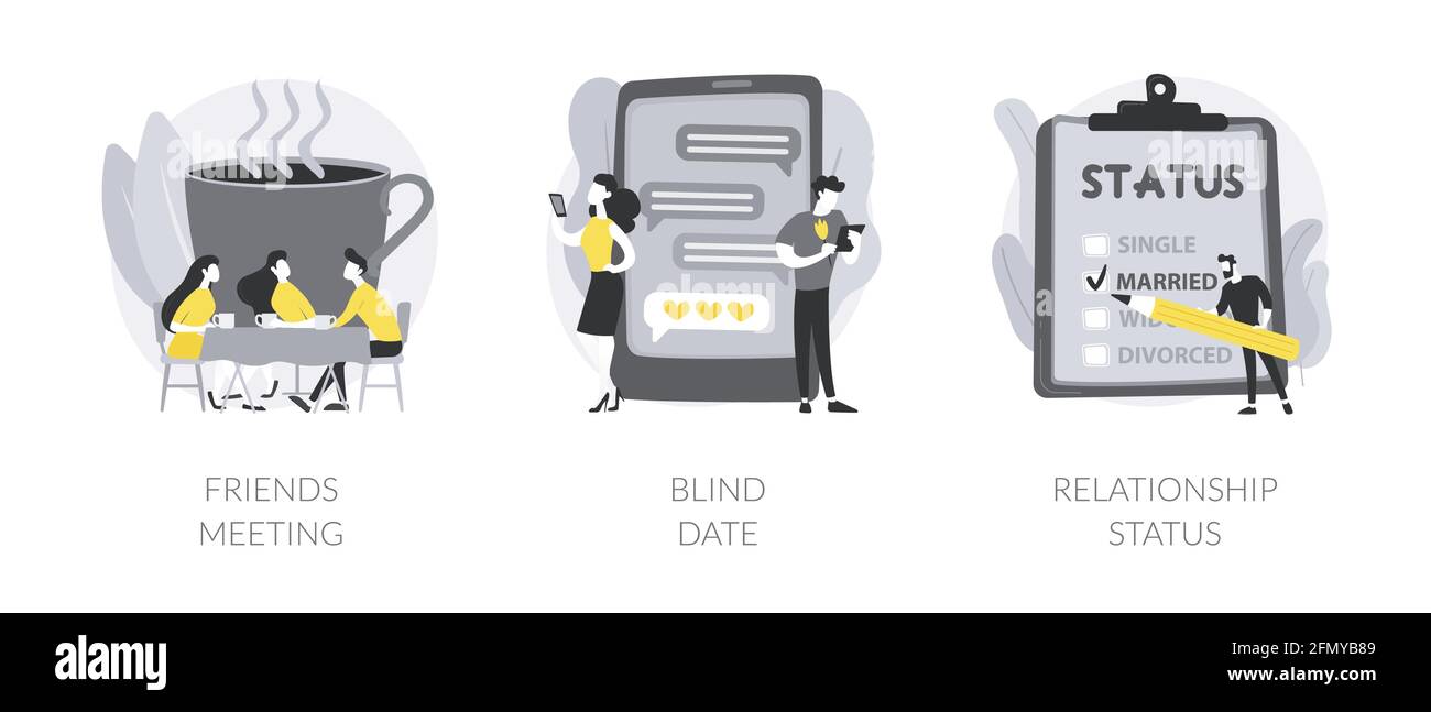 Social interactions abstract concept vector illustrations Stock Vector ...