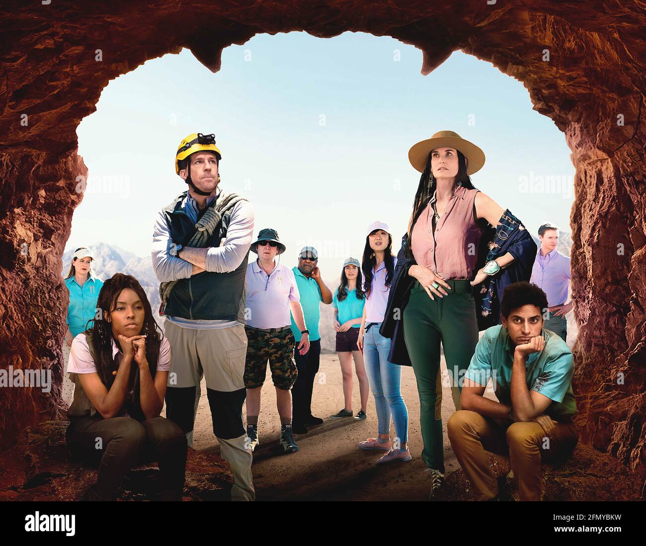 USA. Demi Moore, Ed Helms, Jessica Williams, and Karan Soni in the ...