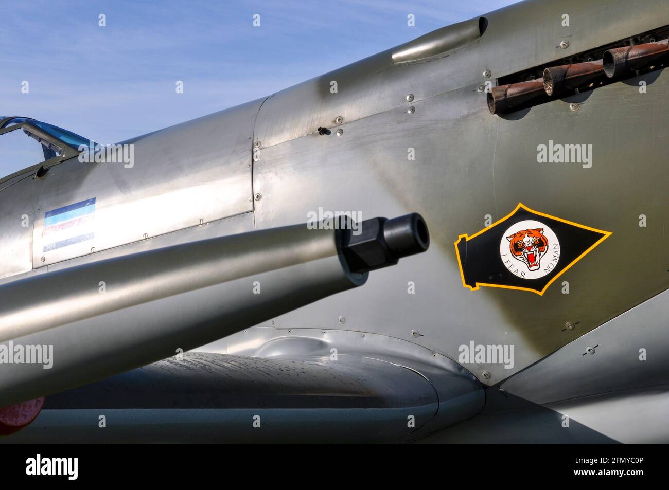 Second World War Supermarine Spitfire LF XVI fighter plane TD248, G ...