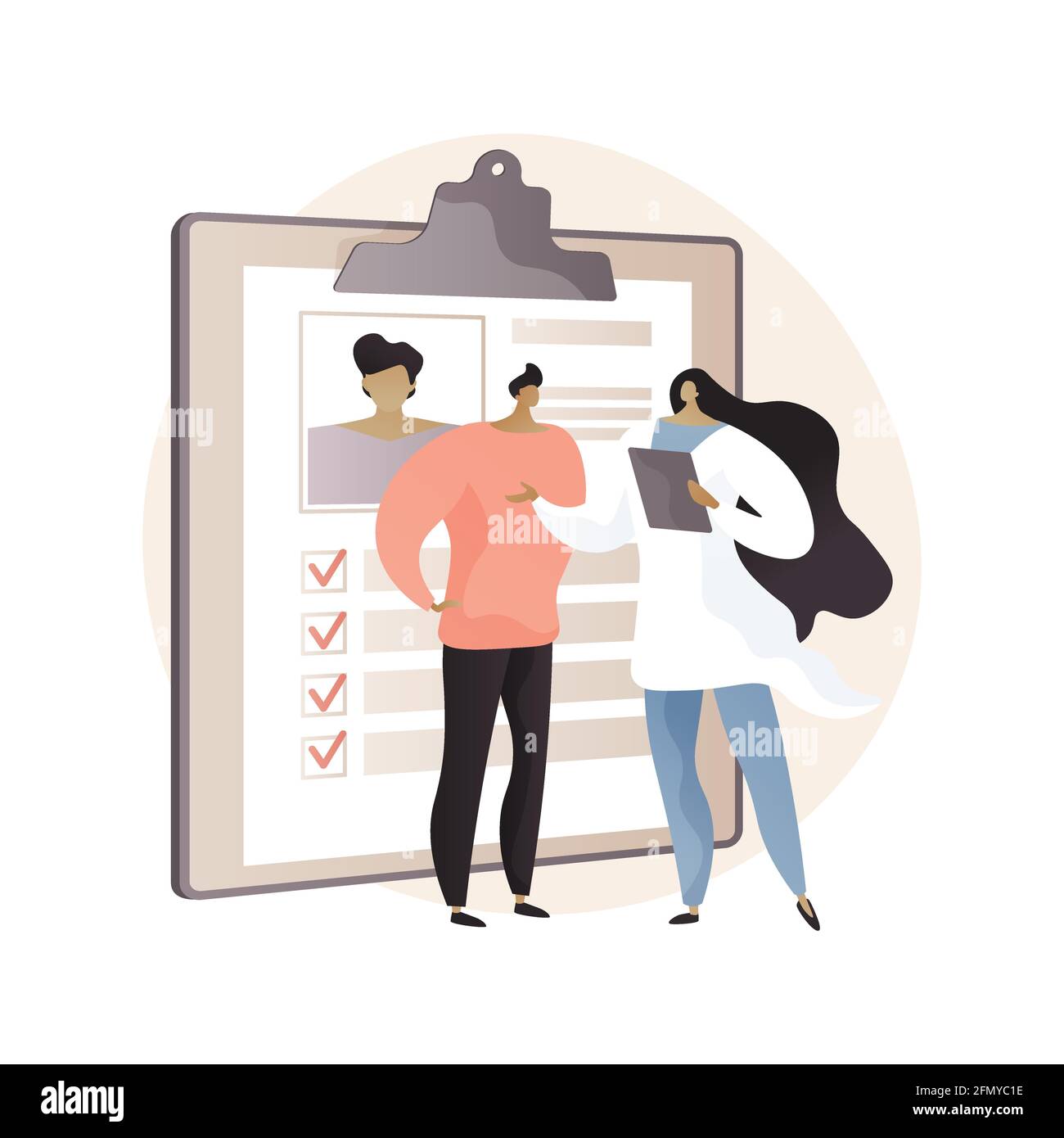 Private healthcare abstract concept vector illustration Stock Vector ...