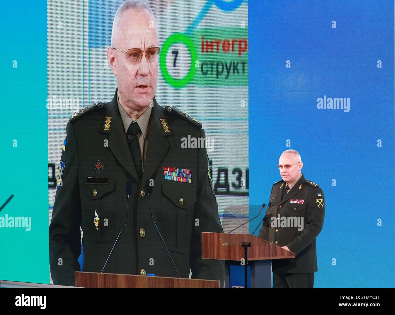 Non Exclusive: KYIV, UKRAINE - MAY 12, 2021 - Ñommander-in-Chief of the ...