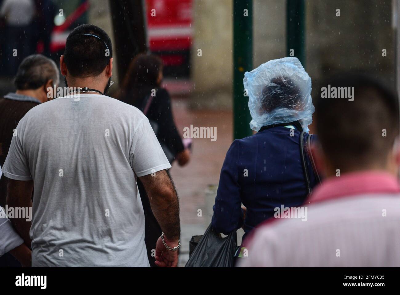 Plastic bag for wet umbrella hi-res stock photography and images - Alamy