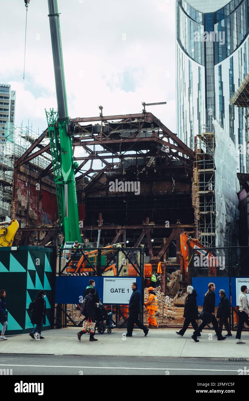 Elephant and Castle, London, UK. 12th May, 2021. The controversial ...
