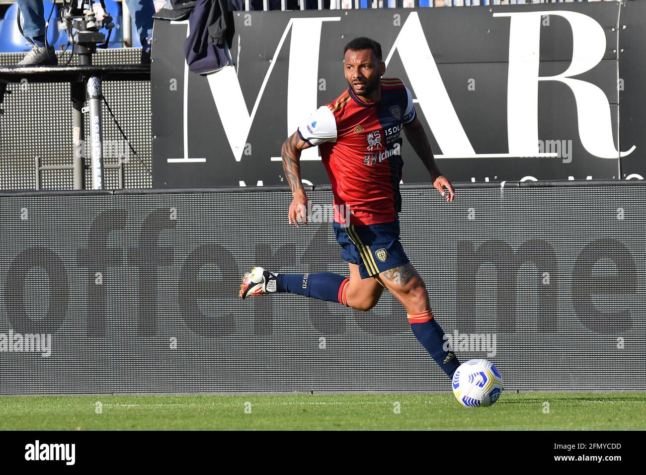 Sardegna Arena, Cagliari, Italy. 12th May, 2021. Galvao Joao Pedro of ...