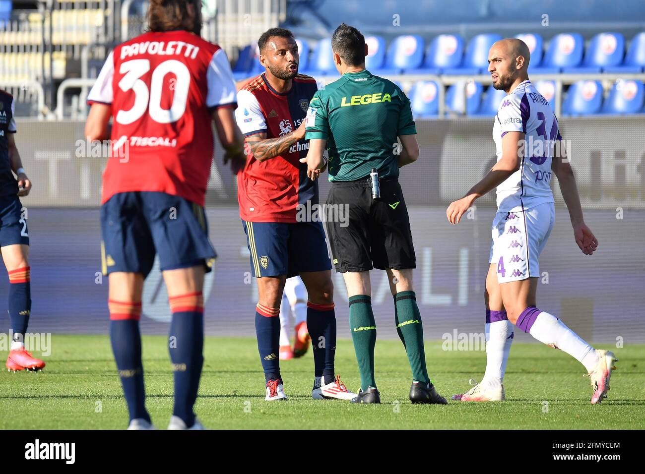 Sardegna Arena, Cagliari, Italy. 12th May, 2021. Galvao Joao Pedro of ...