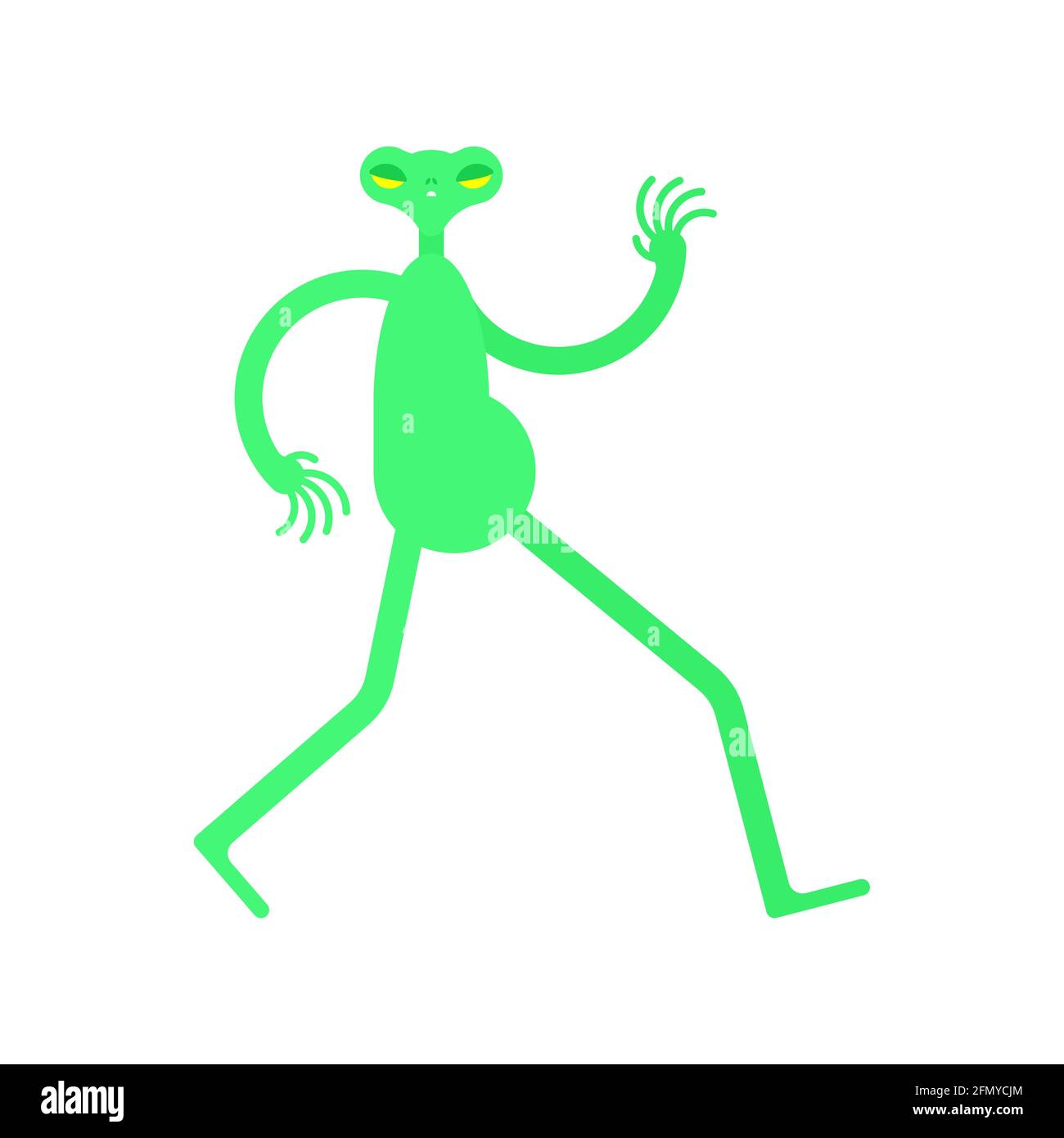 Running the green Stock Vector Images - Alamy