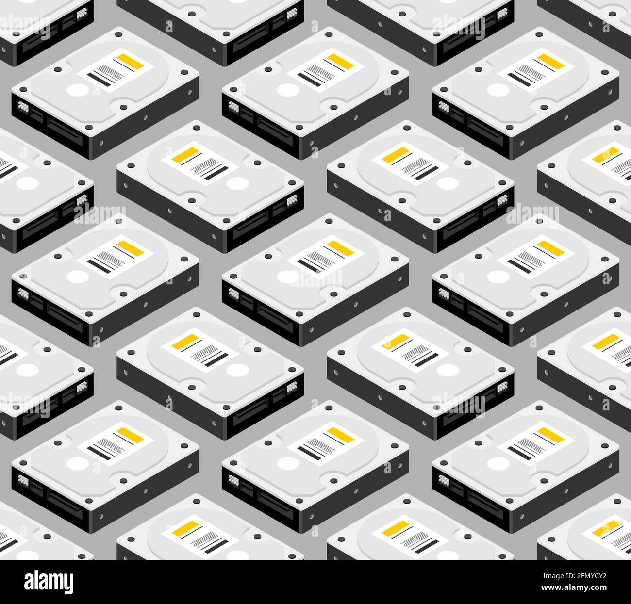 Hard Drive Pattern Seamless Hdd Background Vector Illustration Stock Vector Image And Art Alamy