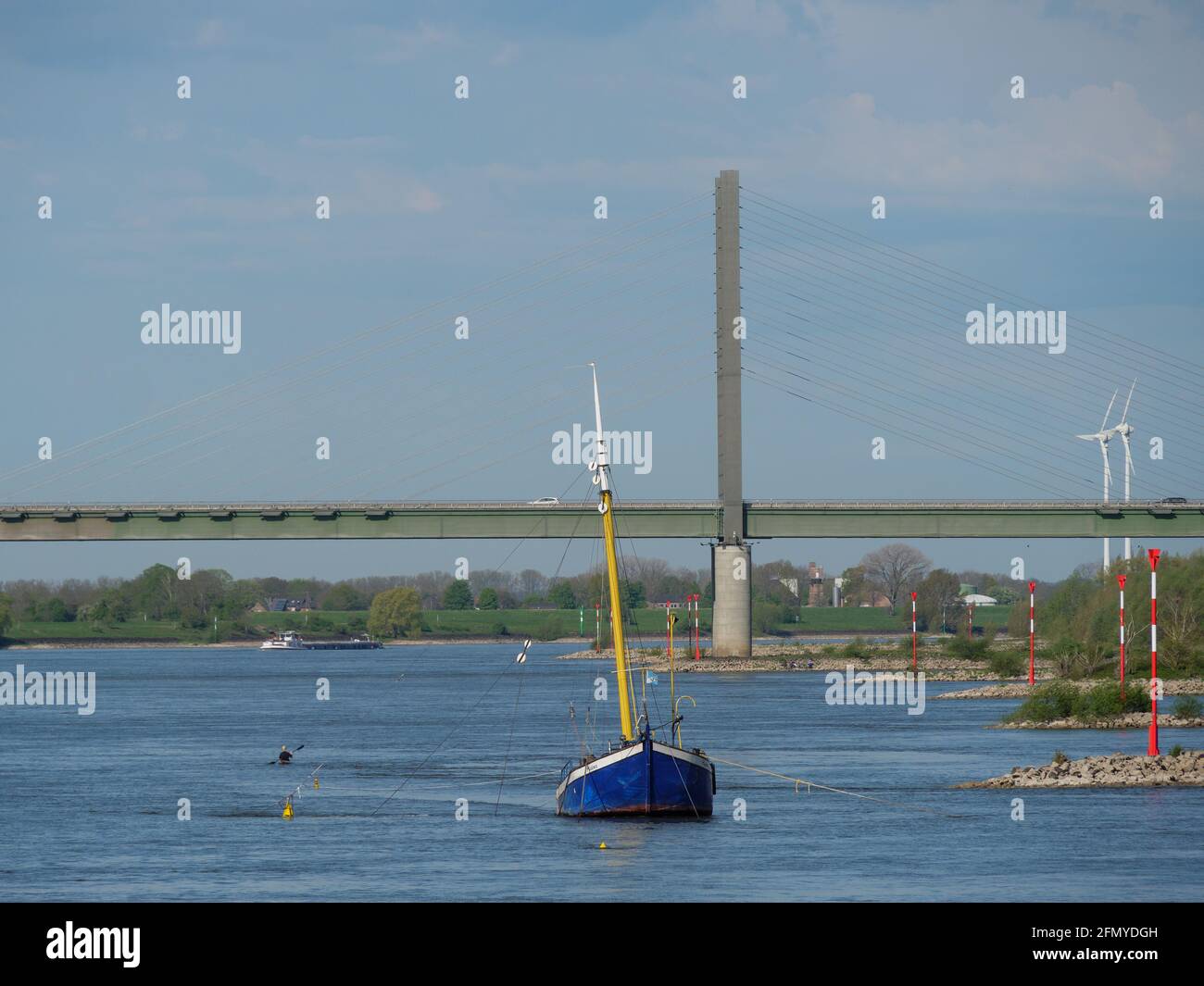 the city of rees at the river rhine Stock Photo - Alamy
