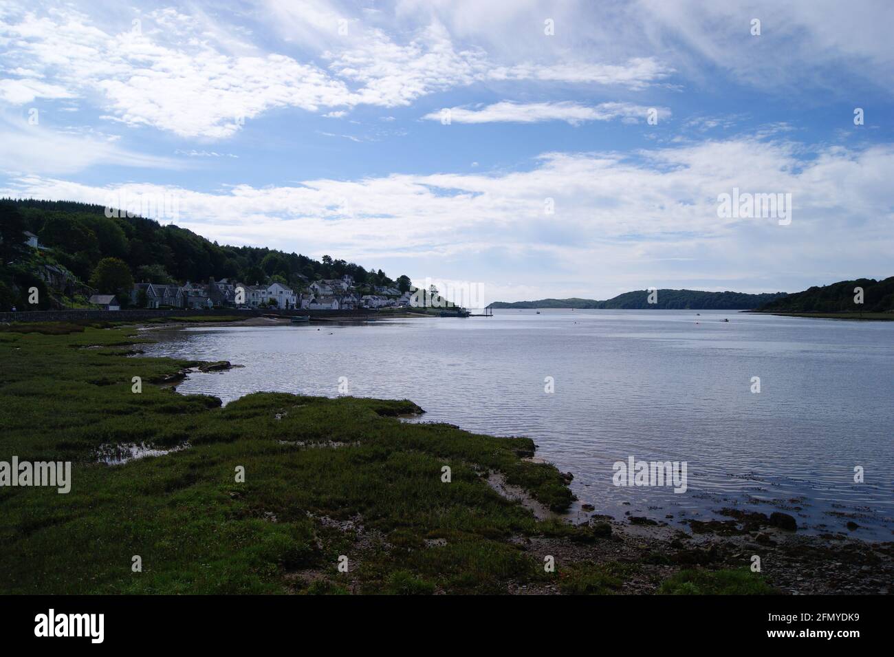Kippford Village, Scotland Stock Photo - Alamy